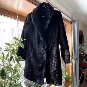 Utex | Jackets & Coats | Utex Size Small Long Faux Fur Coat | Poshmark